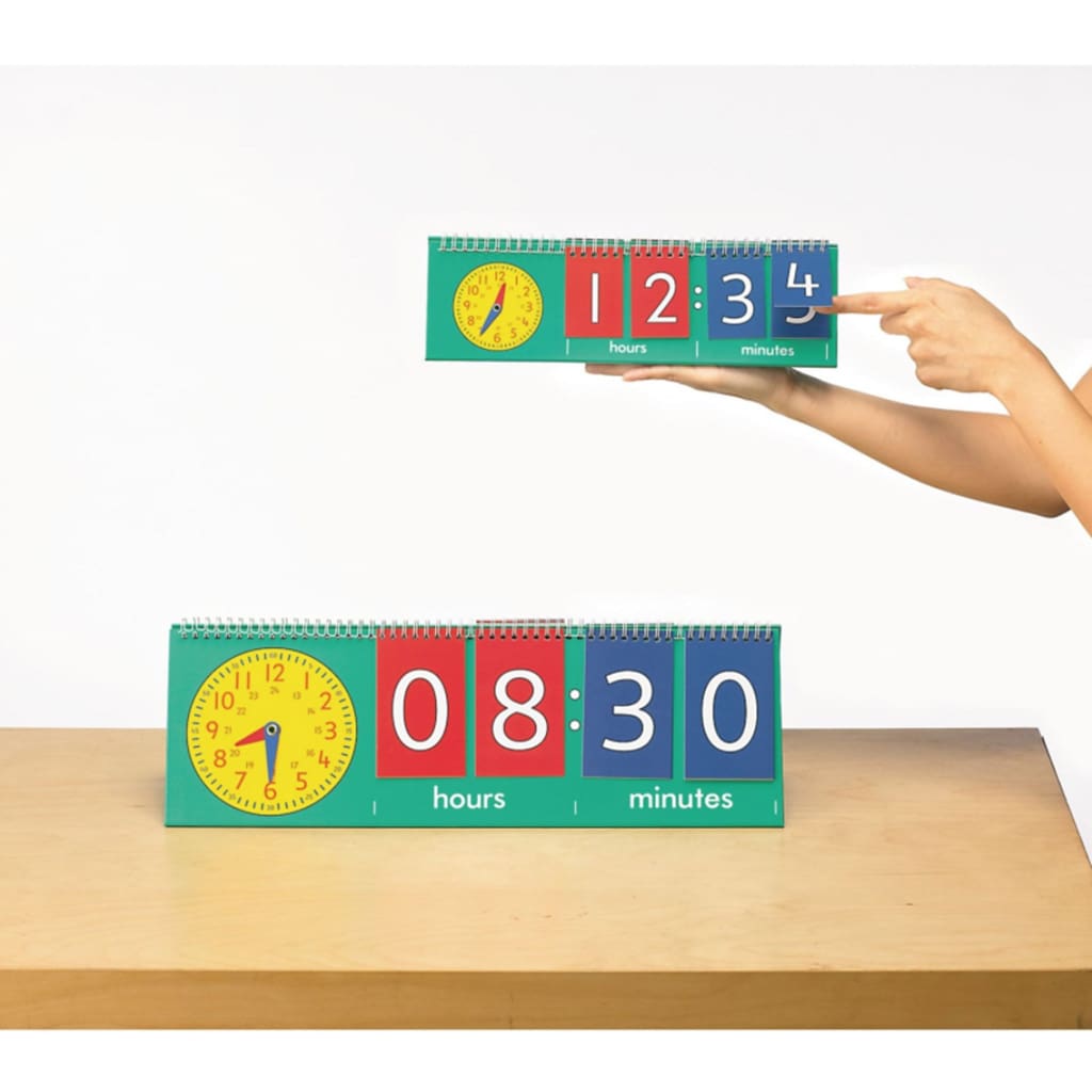 Time Flip Chart Teacher Maths SEN Time Flip Chart Teacher Maths SEN